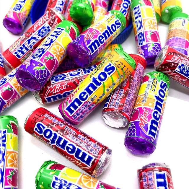 Mantos Mini Canned Chewy Inflatable Sugar 1080g Large Can (108 pieces)
