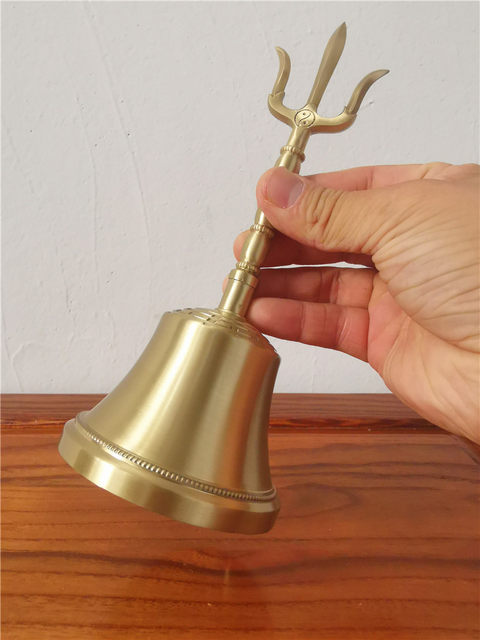 Taoist supplies Bagua Sanqing bell copper bell Taoist Sanqing bell Dao ...