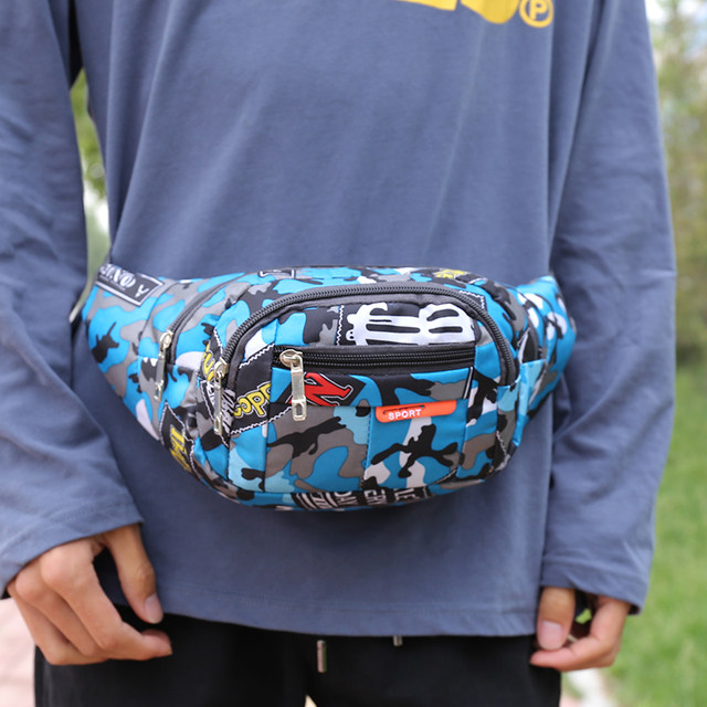 Canvas waist bag for men and women, large capacity, multi-functional ...