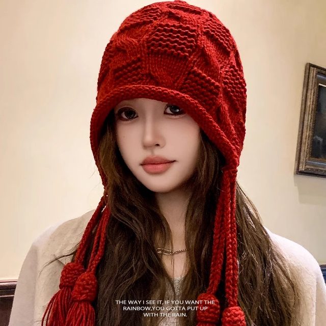 2024 New Fashion Angota Latin Hat Girls Fall and Winter Warm Handmade ...