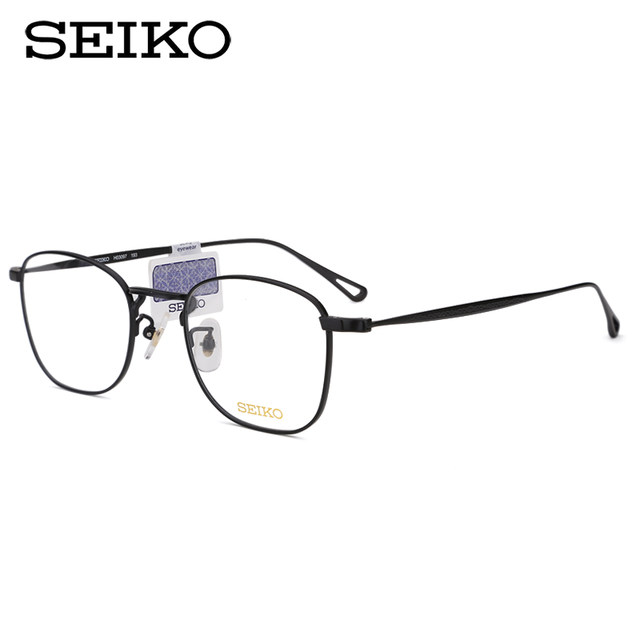 Seiko glasses frame for women retro ultra-light pure titanium round ...