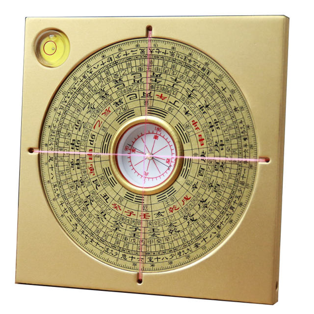 Solid Bagua compass Feng Shui disk high-precision portable mini genuine ...