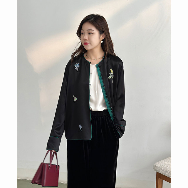 'Star of the same style' national wind new Chinese old money wind short ...