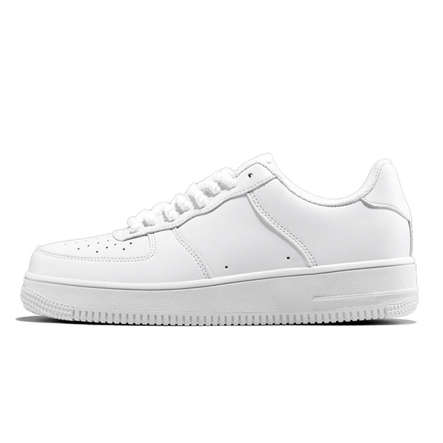 Air Force. No. 1 white shoes men's summer breathable low-top aj1 pure ...