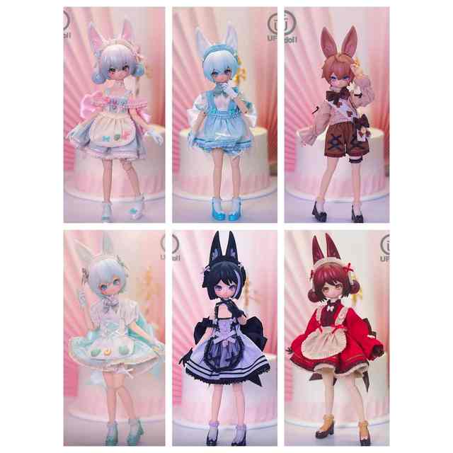 Genuine spot ufdoll 6 points BJD special body MINI tea series blind box doll movable doll trendy ...