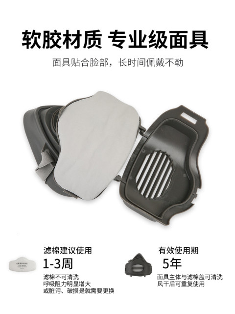 3200 dust -proof mask anti -industrial dust polished coal mine ...