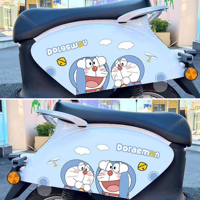 Car, motorcycle, electric vehicle decorative sticker, scratch cover ...