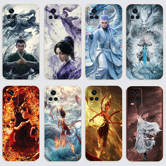 vivoS7t mobile phone case V2020A Nezha: Devil Child's Sea Straight-Edge ...