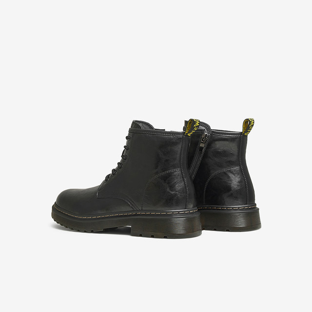 TATA his casual British Martin boots men's boots black temperament ...