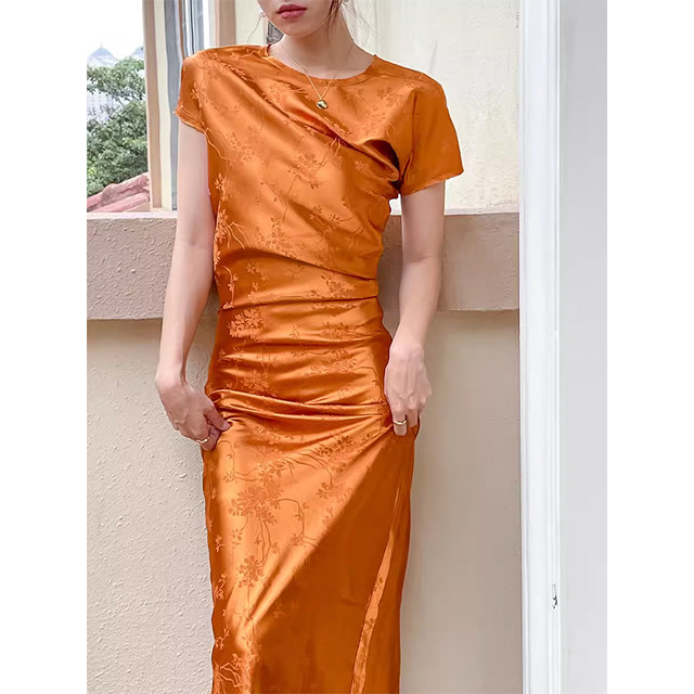 Deer and Rose New Chinese Dressing Dress Feminine Waist French Niche ...