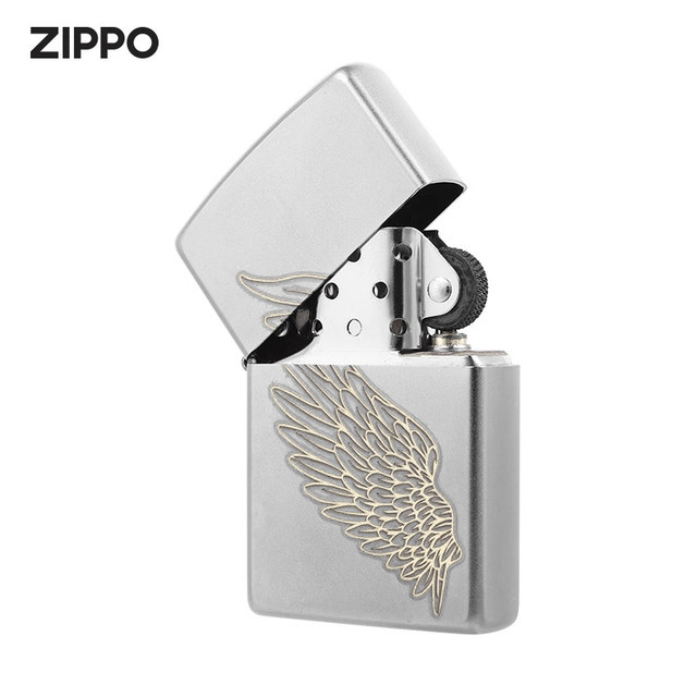 ZIPPO official flagship store windproof kerosene men's lighter laser ...