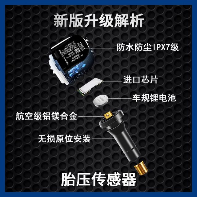Adapted to Great Wall's new Haval H6 tire pressure monitoring sensor ...