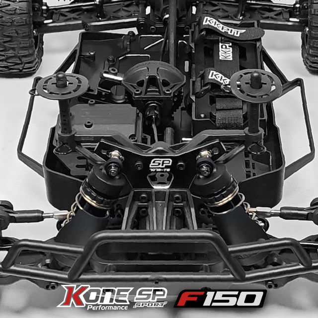 KKPIT Kone SP-F150 RC remote control model truck transparent shell version