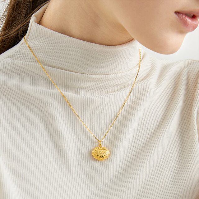 Chow Sang Sang Pure Gold Children's Longevity Lock Gold Baby Gold Lock ...