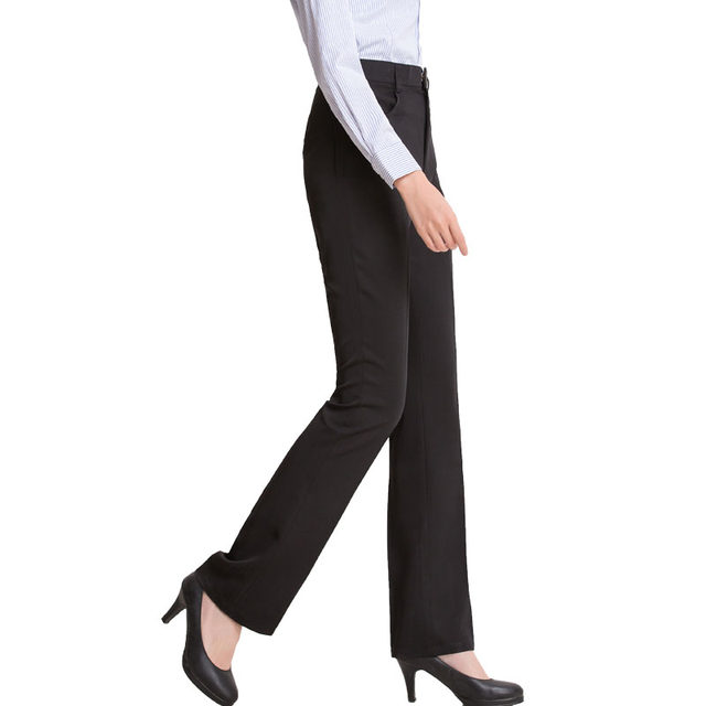 Women's professional work pants formal pants slim stretch bank clerk ...