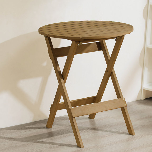 Folding round table dining tabletop small apartment modern minimalist ...