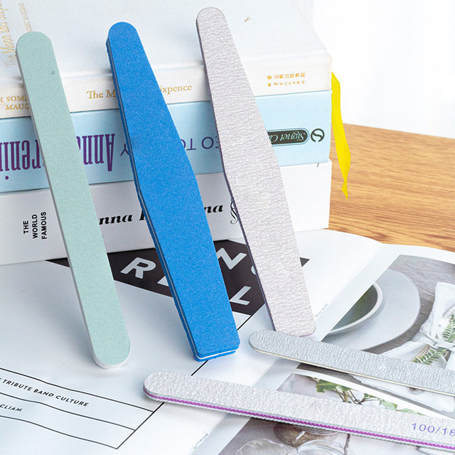 Nail file, scrub strip, rubbing strip, polishing sponge, nail art shop ...