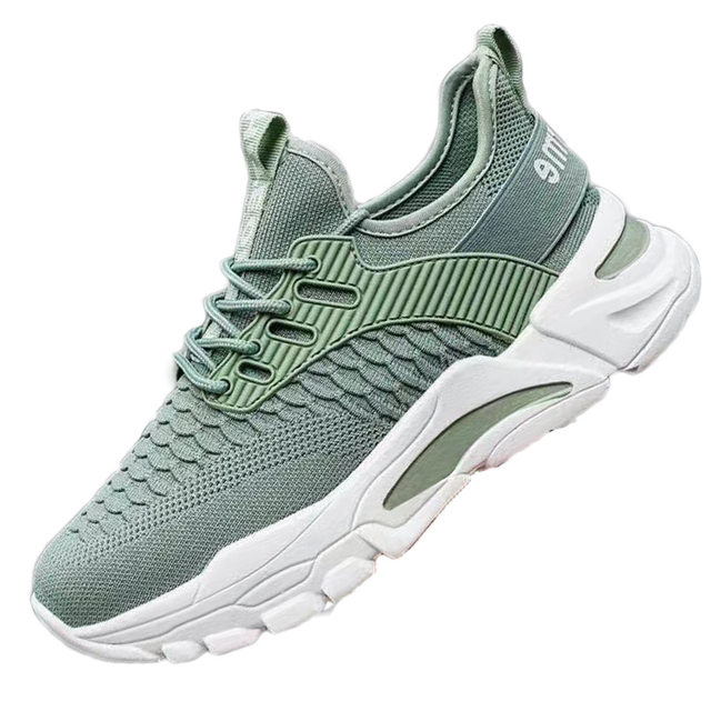 Summer new men's flying weaving breathable mesh trendy wild men's ...