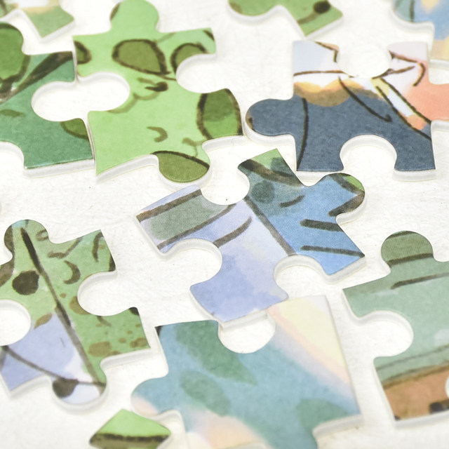 Puzzle adult version 500 pieces different summer framed resin plastic ...