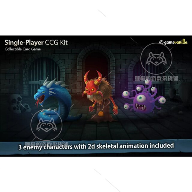 Unity Single-Player CCG Kit 1.3.0 Single-player card game project with ...