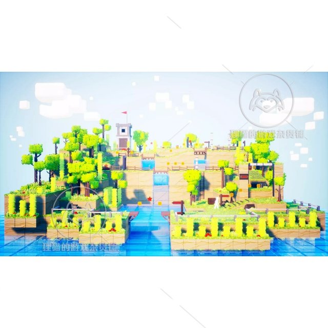 Unity PlatFormer Stylized Cube World Vol.1 1.1 Blocks World