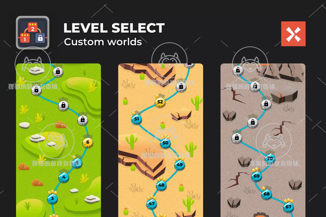Unity Level Select - Overworld Generator 1.0.2 package update Level Select