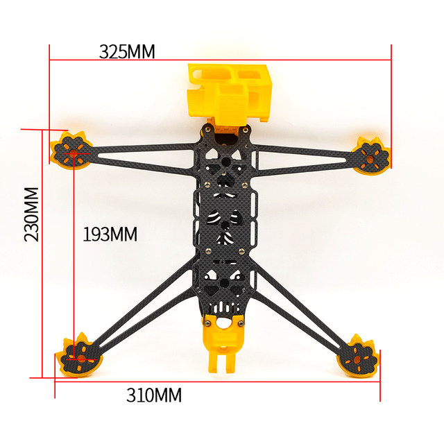 B6FPV Thor7 traversing machine frame 7-inch long-distance aerial ...