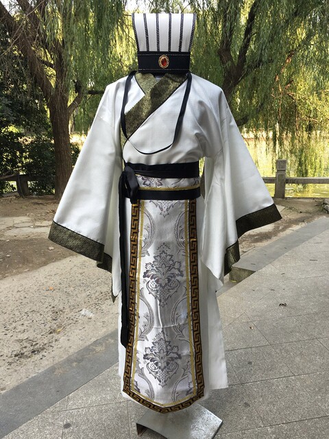 Costume man Zhuge Liang Minister Military Prime Minister Hanfu Tang ...