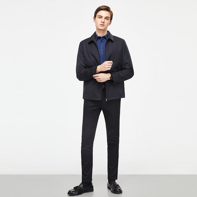 Yager Men's Executive Jacket Autumn and Winter New Business Casual Slim ...