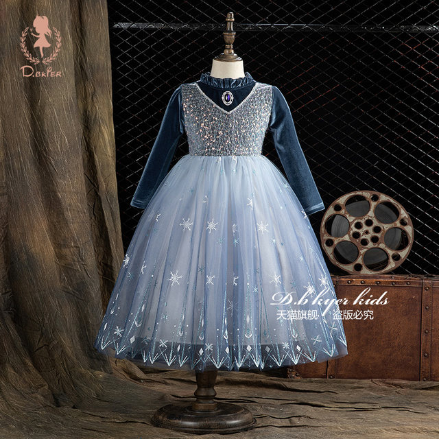 Hi! Fish Girl Princess Eisa Dress Frozen Elsa Children's Dress Elsa ...