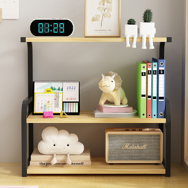 Desktop standing shelf multi -layer desk storage shelf desk layer ...