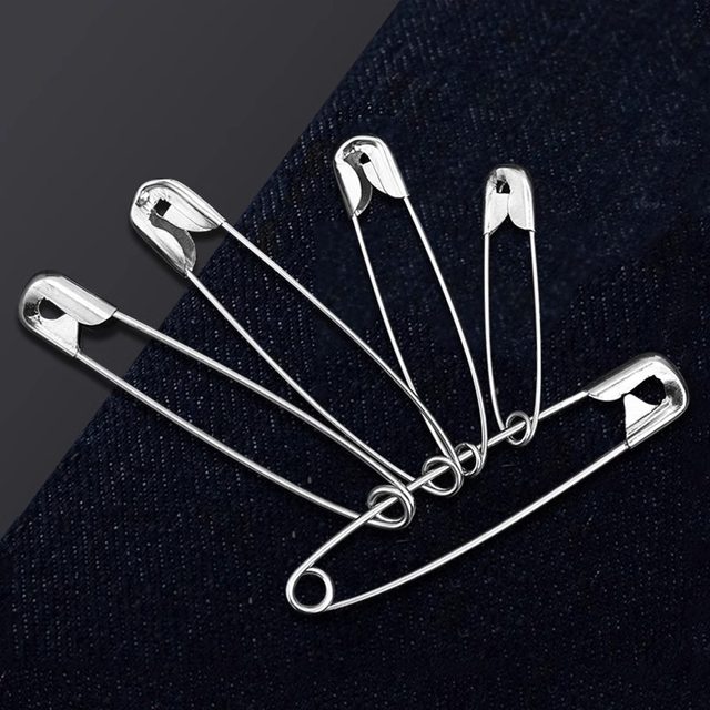 Old-fashioned pins, high-strength metal thickened pins, large, medium ...