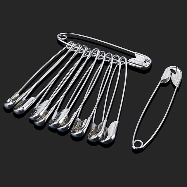 Old-fashioned pins, high-strength metal thickened pins, large, medium ...