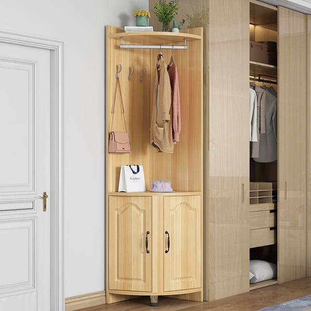 Cloak rack multi -functional entrance hall Corner Hanging hanging ...