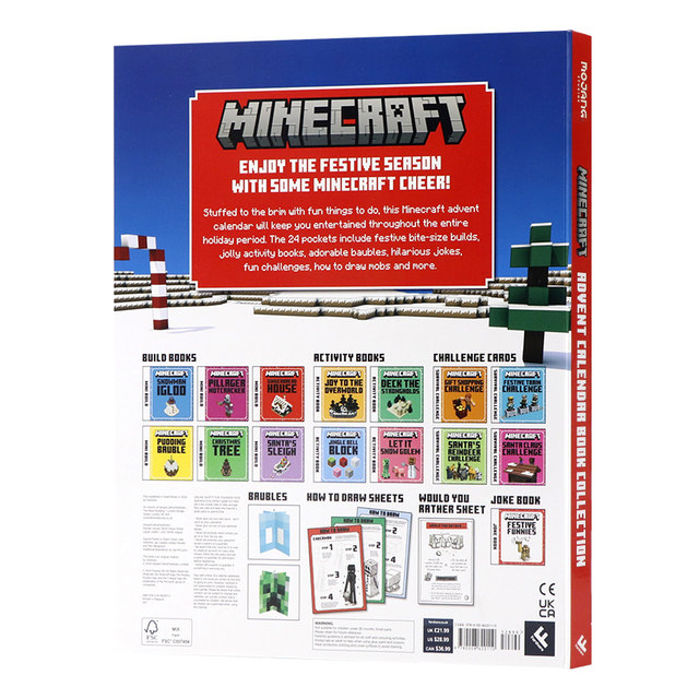 Spot Minecraft Christmas Countdown Calendar English Original Picture ...