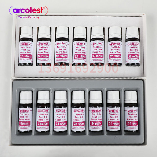 German arcotest dyne liquid pink 28#-60# dyne solution corona liquid ...