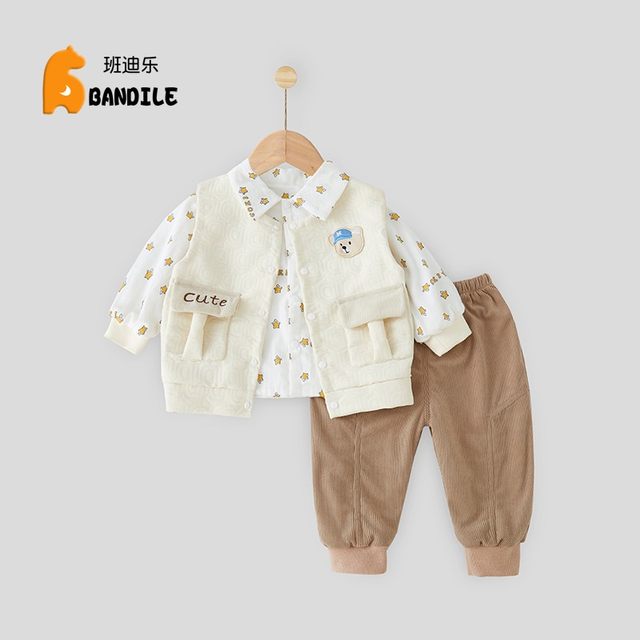 One -year -old baby split body set baby spring bombing street model to ...