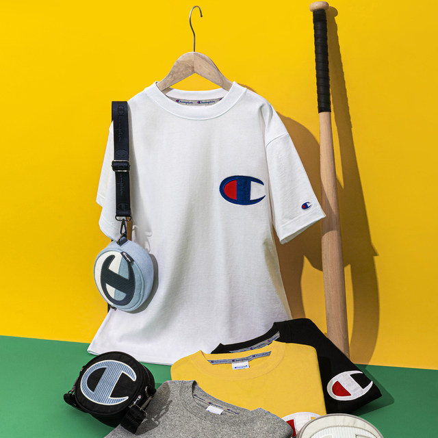 Champion champion couple short-sleeved T-shirt 2025 summer new ...