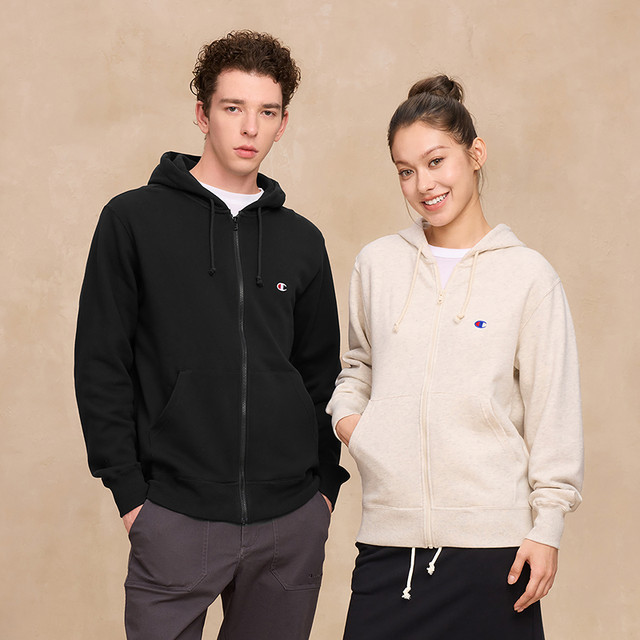 Champion champion couple hooded sweatshirt men's spring and autumn ...