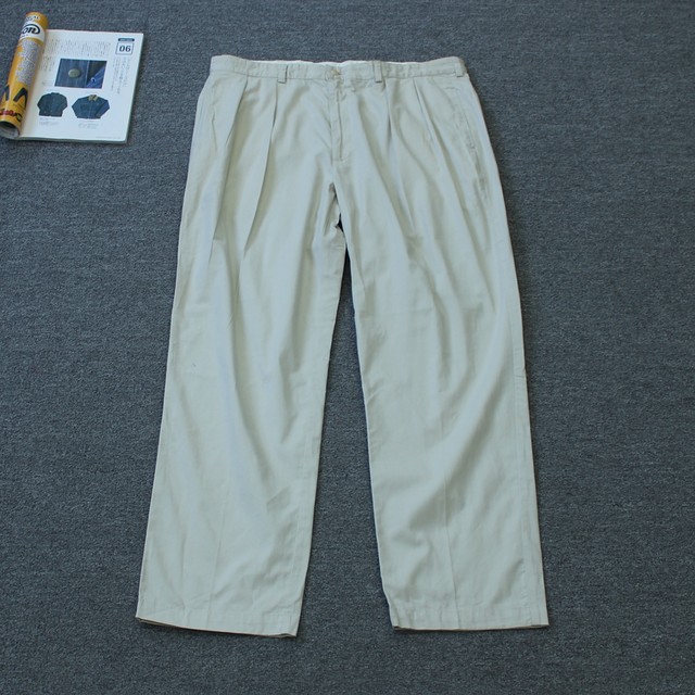 Lover Men's Clothing AO Door Products Pleated Cotton Straight-Tight ...