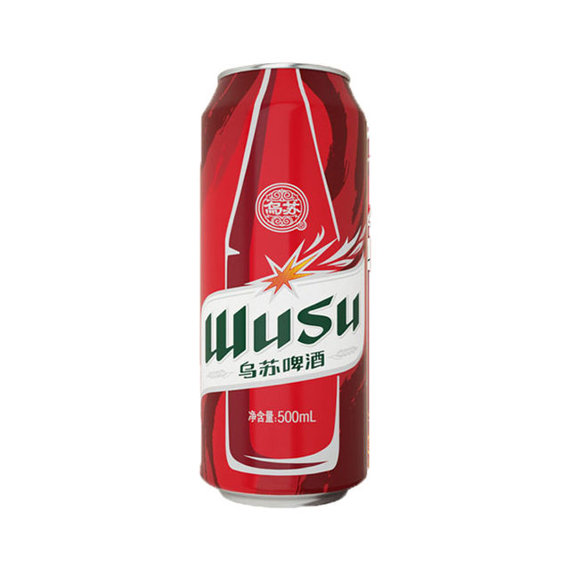 New Date of Wusu Beer 330ml*24 cans to kill the red Wusu Xinjiang ...