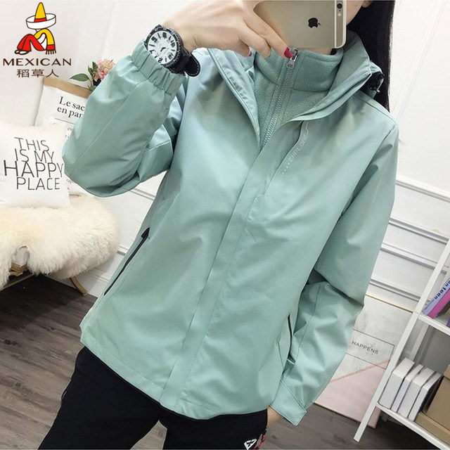 Scarecrow outdoor jacket for women in autumn and winter three-in-one ...