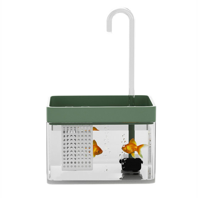 New fish tank small household square and round explosion-proof aquarium ...