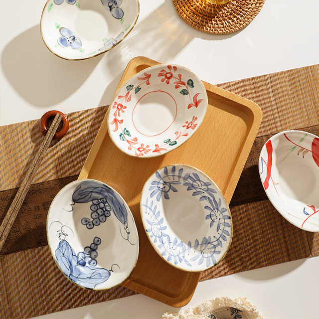 Shelilen Dibua plate plate ceramic tableware retro breakfast plate ...