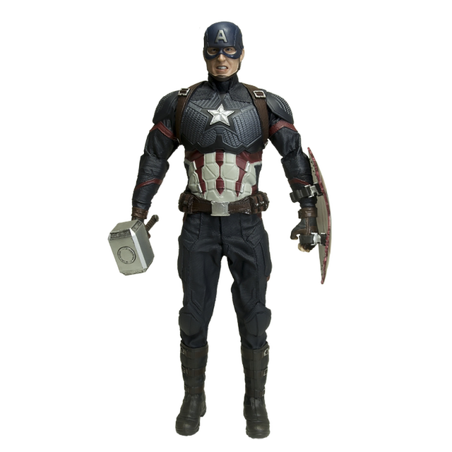 Marvel Live Edition Avengers 4 Thunder Hammer Shield American Captain ...