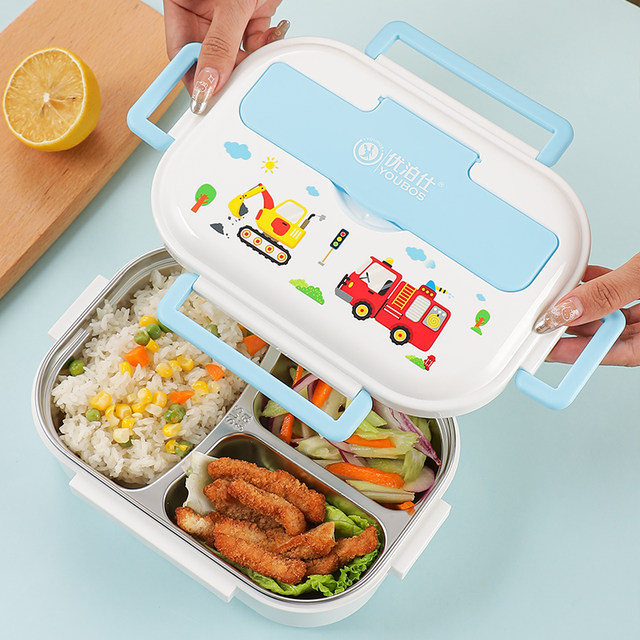 316 stainless steel children's lunch box for primary school students ...