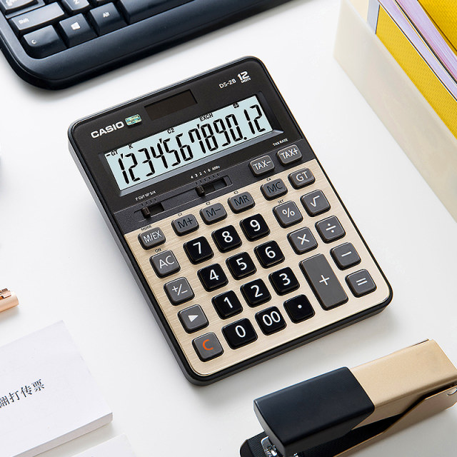 New CASIO Casio DS-2B bank accounting fast flip silent calculator ...