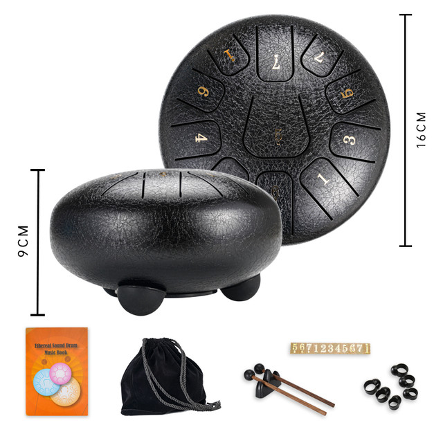 Hanpan 6-inch 11-tone d-key ethereal drum color empty drum steel tongue ...