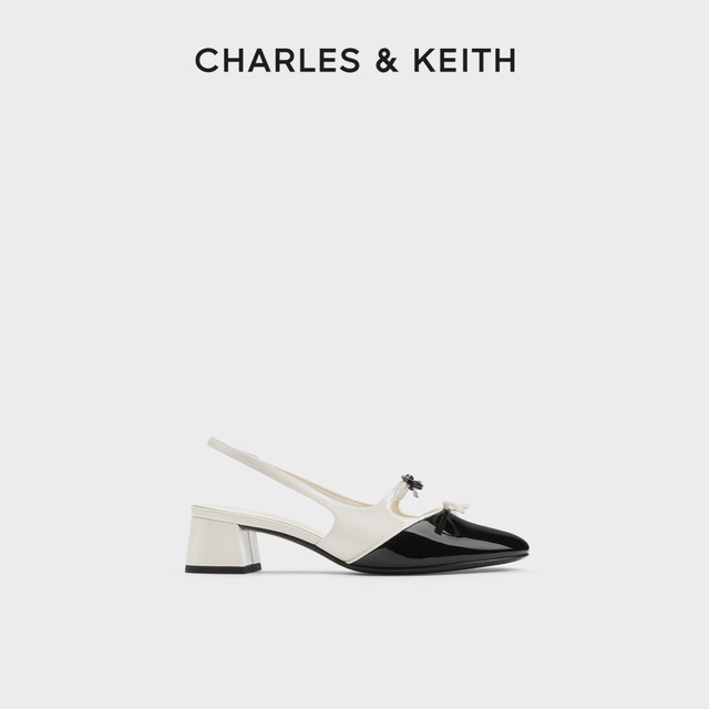 CHARLES/KEITH Autumn and Winter Women's Shoes CK1-61720194 French bow ...