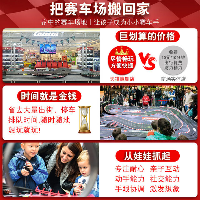 Racing runway Wangwang Team Li Digong toy Electric toy car Carrera ...